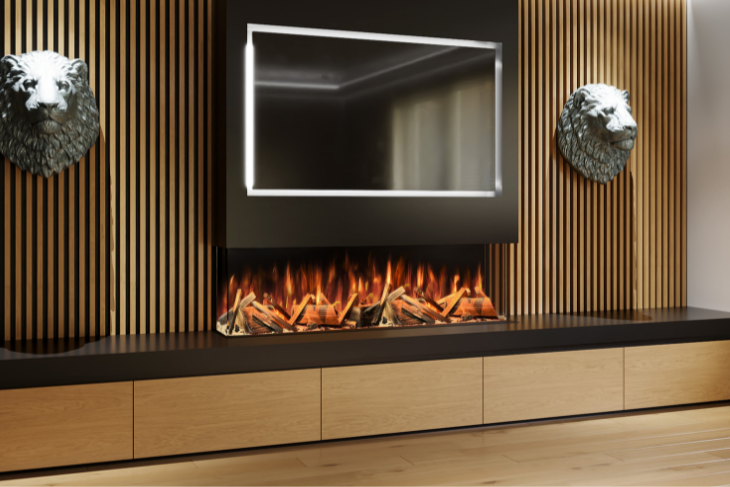 Advance Series 1300 Panoramic Electric Fireplace - from Evolution Fire ...