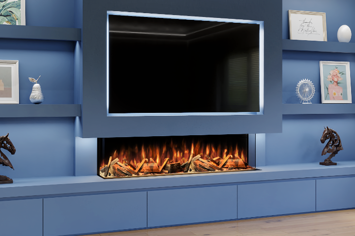 Advance Series 1500 Panoramic Electric Fireplace - from Evolution Fire ...